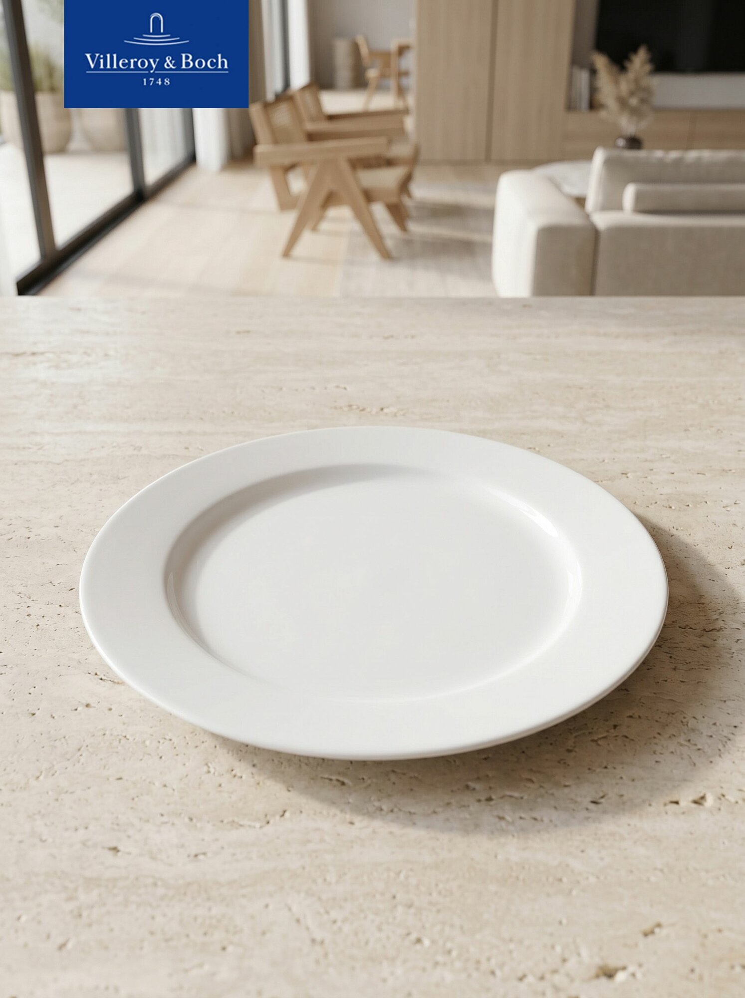 Тарелка плоская 27 см, Corpo White, Villeroy & Boch, Премиум-Фарфор