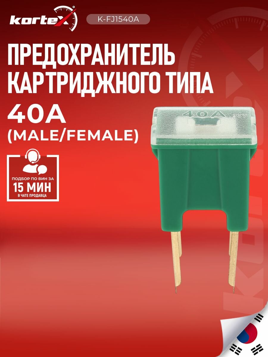 Предохранитель картриджного типа ( male/female ) 40A