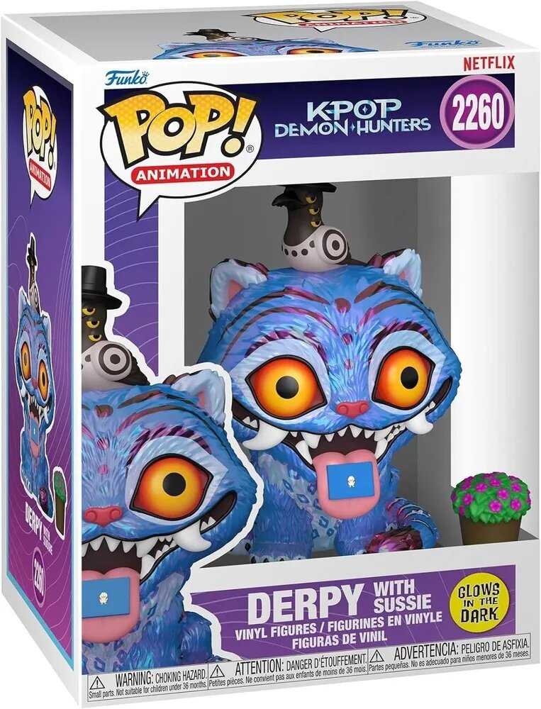 Фигурка Funko POP! Animation: Kpop Demon Hunters Derpy with Sussie (Glows in The Dark)(2260)72985