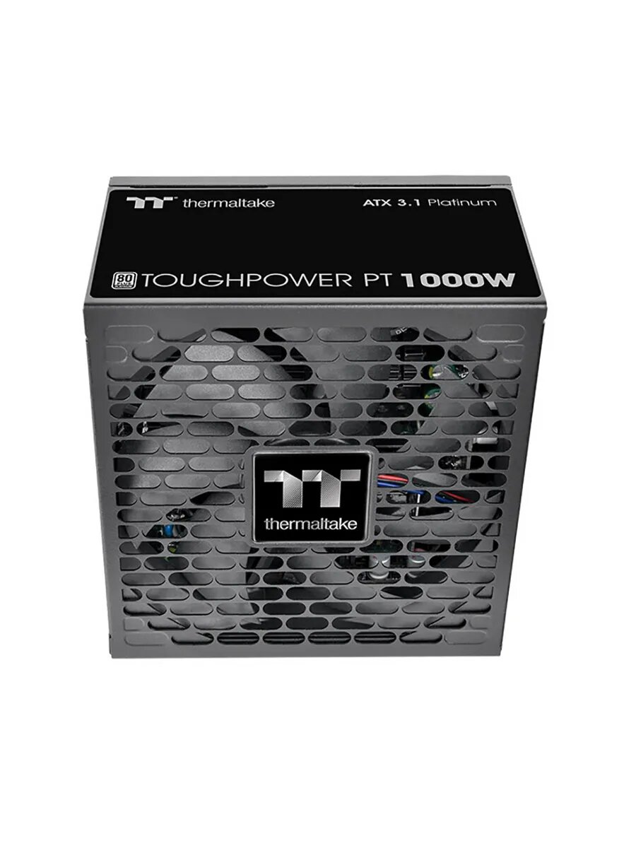 Блок питания Thermaltake Toughpower PT 1000W PS-TPP-1000FNFAPE-1, 1000 Вт, 80 Plus Platinum, ATX 12V 3.1, черный