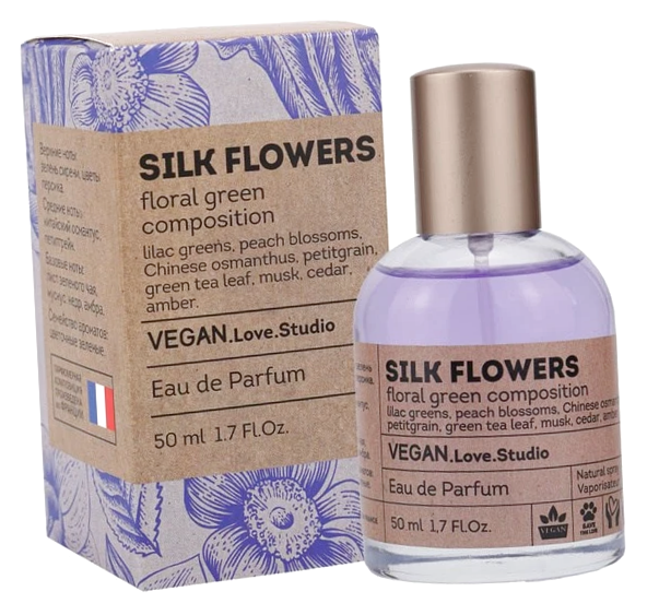Женский аромат Дельта парфюм Веган Лав Студио Шелковые Цветы 50 мл - Delta Parfum Silk Flowers