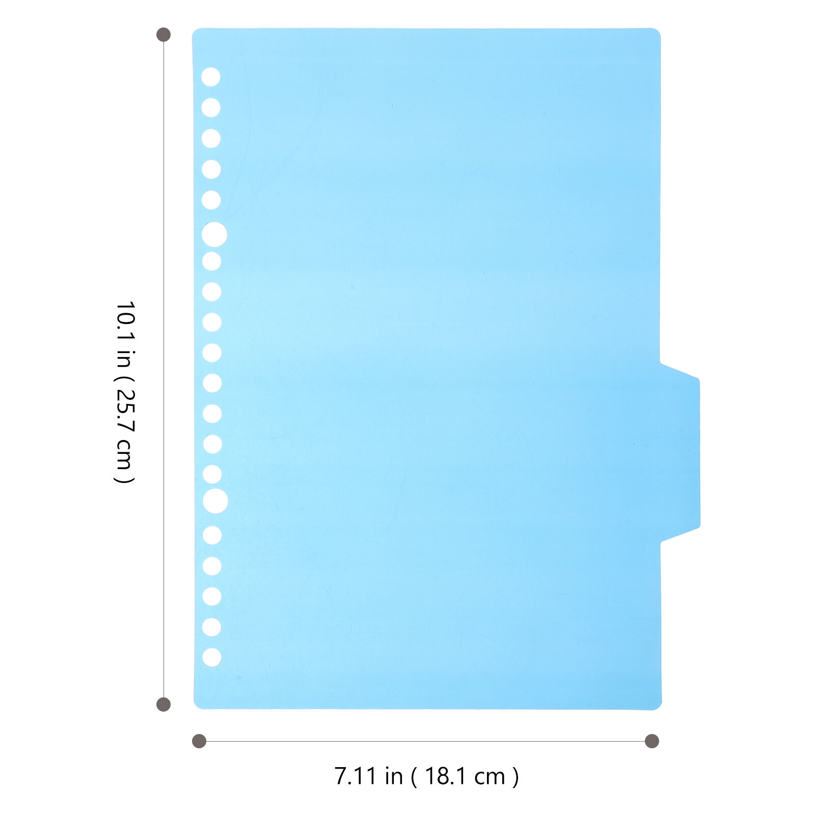 10 Наборов Пластиковых Сепараторов Для Блокнотов Размером 25.70X18.10X0.01Cm