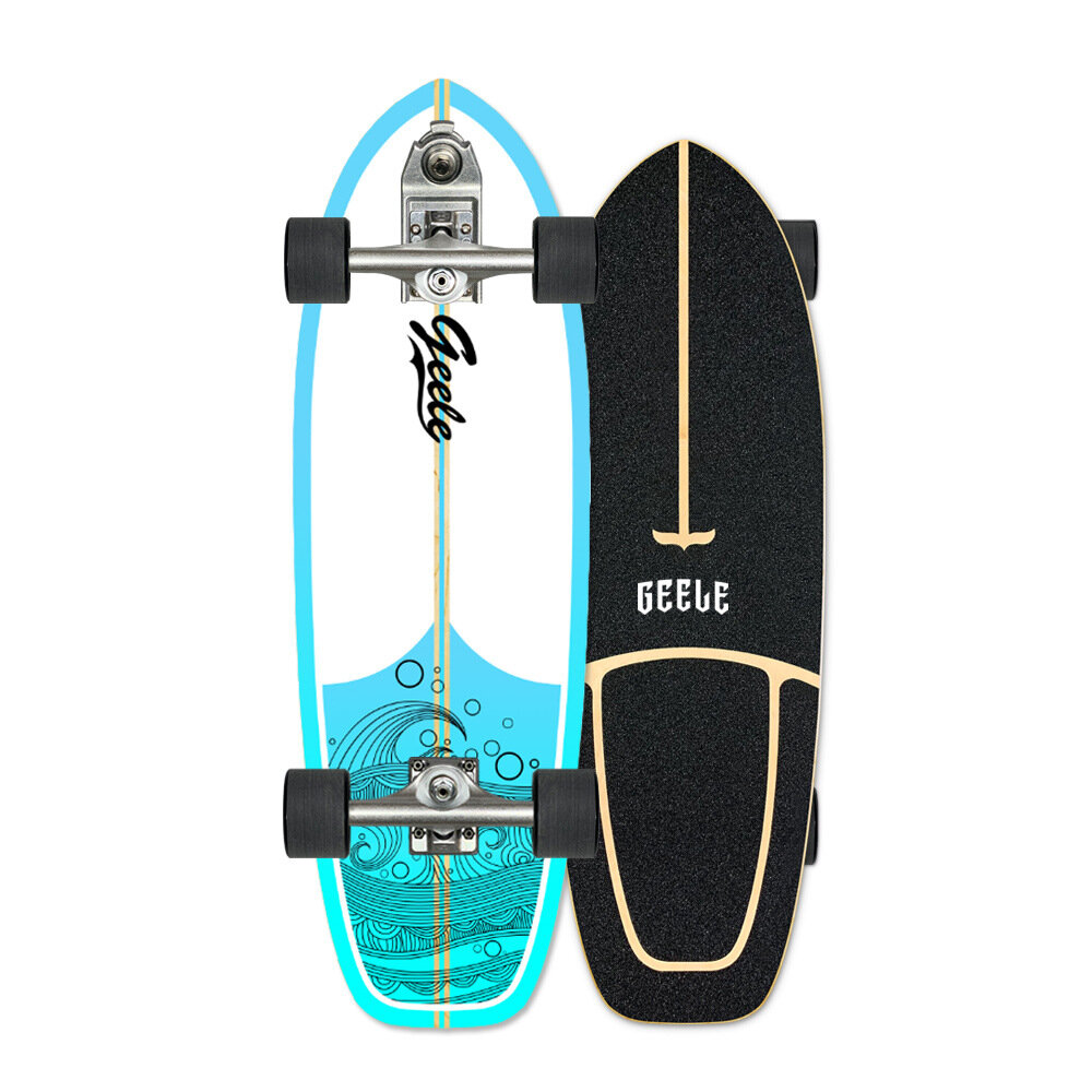 Geele V7 Land Surfboard Skateboard Water Bridge Professional Board Adult No-Push-Off Simulation Surf and Skiing Training Board