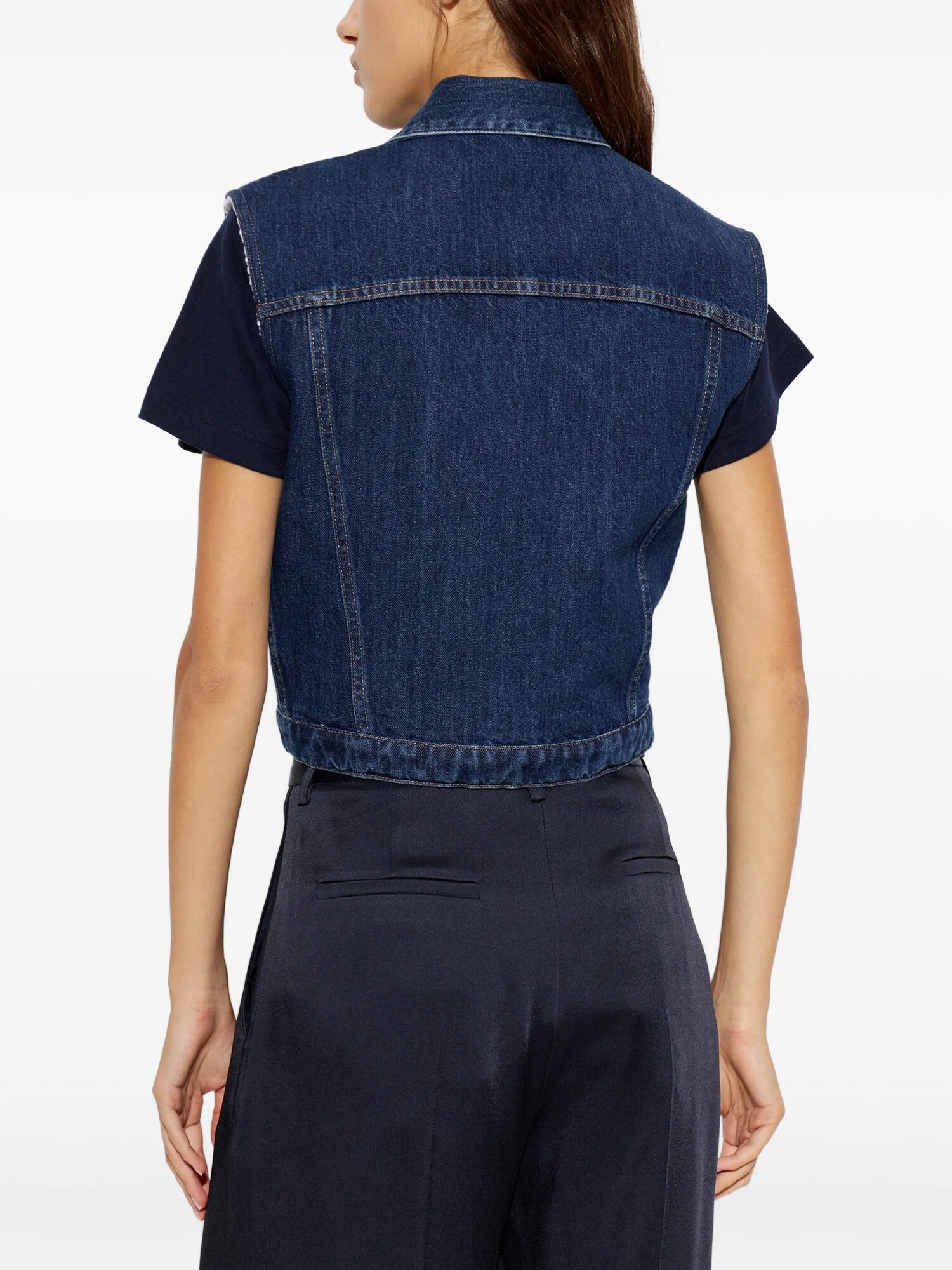 Жилет Jil Sander Denim vest, размер 38, blue — фото 1