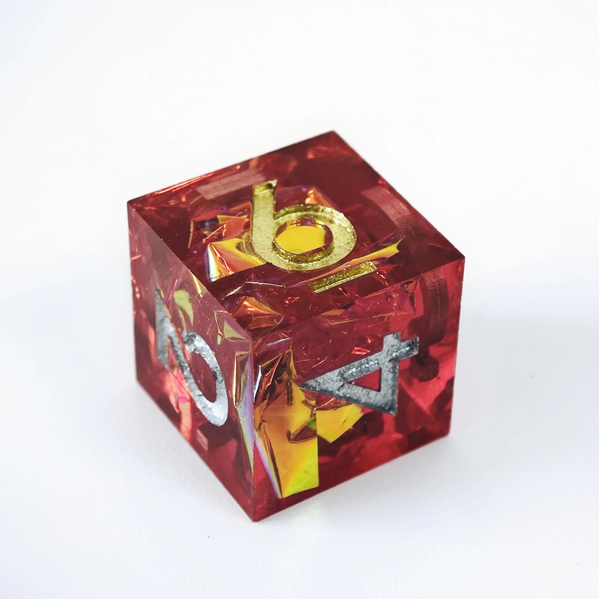 MINI PLANET D6 кубики из эпоксидной смолы 1pcs D6