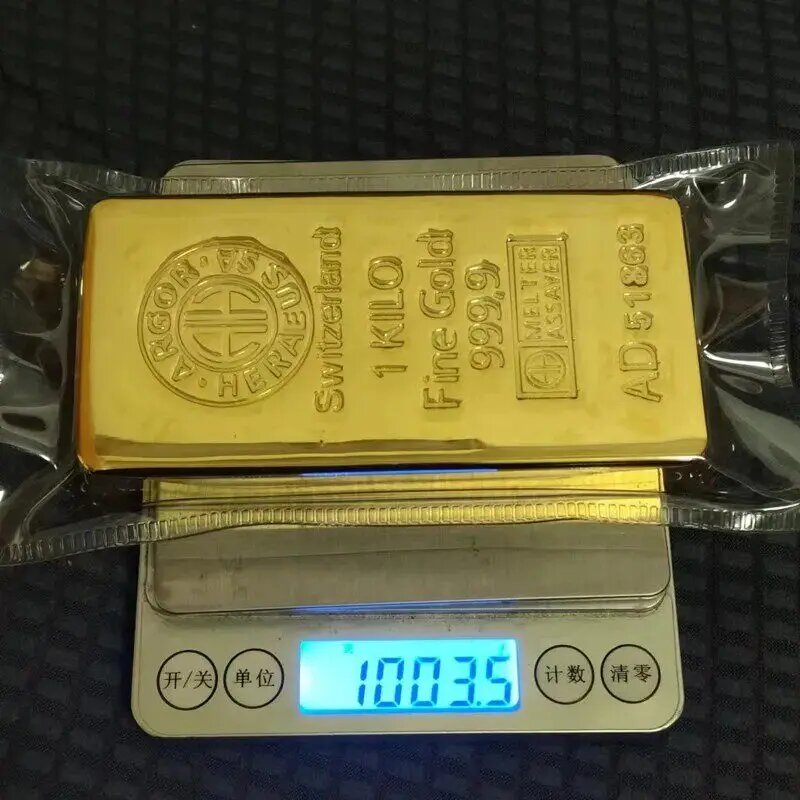 Декоративный медный слиток 1000г Красный