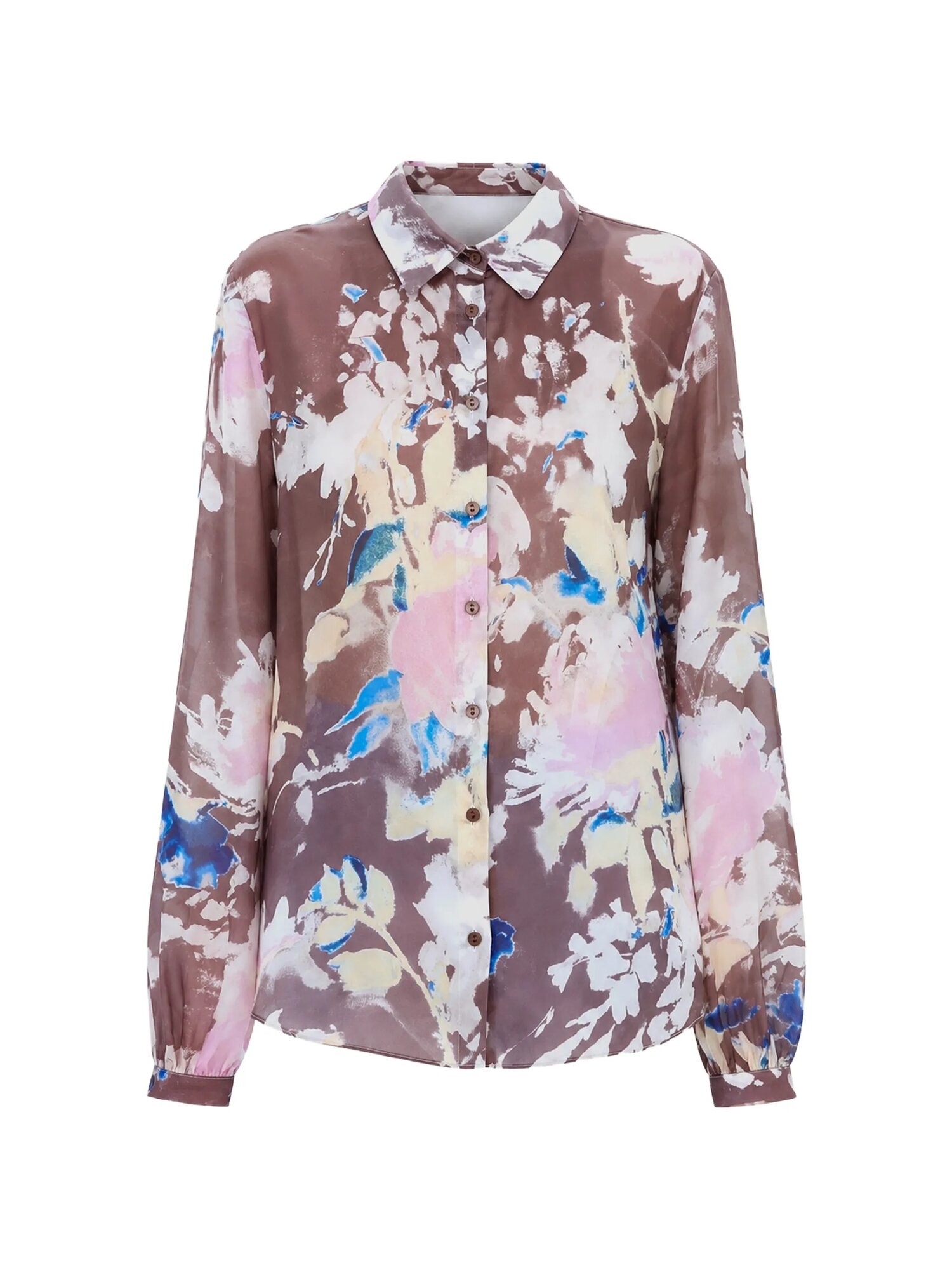 Рубашка Hanita Floral-print button-up shirt