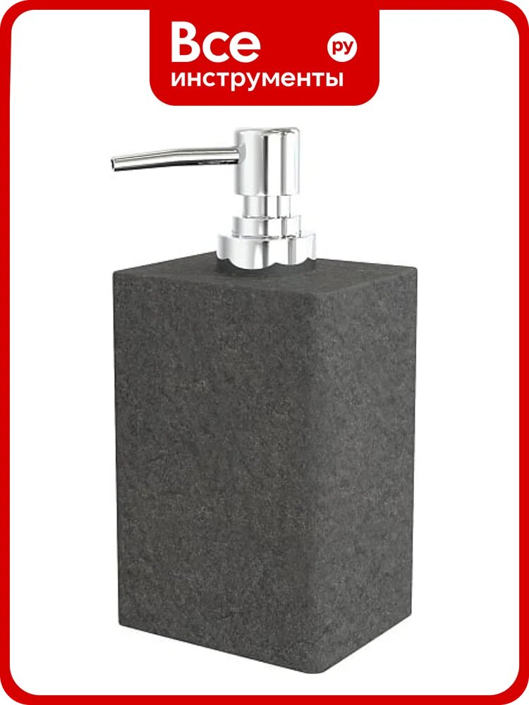 Дозатор для жидкого мыла FORA настольный STONE BLACK FOR-STN021BL