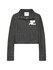 Куртка courreges Logo-patch denim jacket, размер 36, black