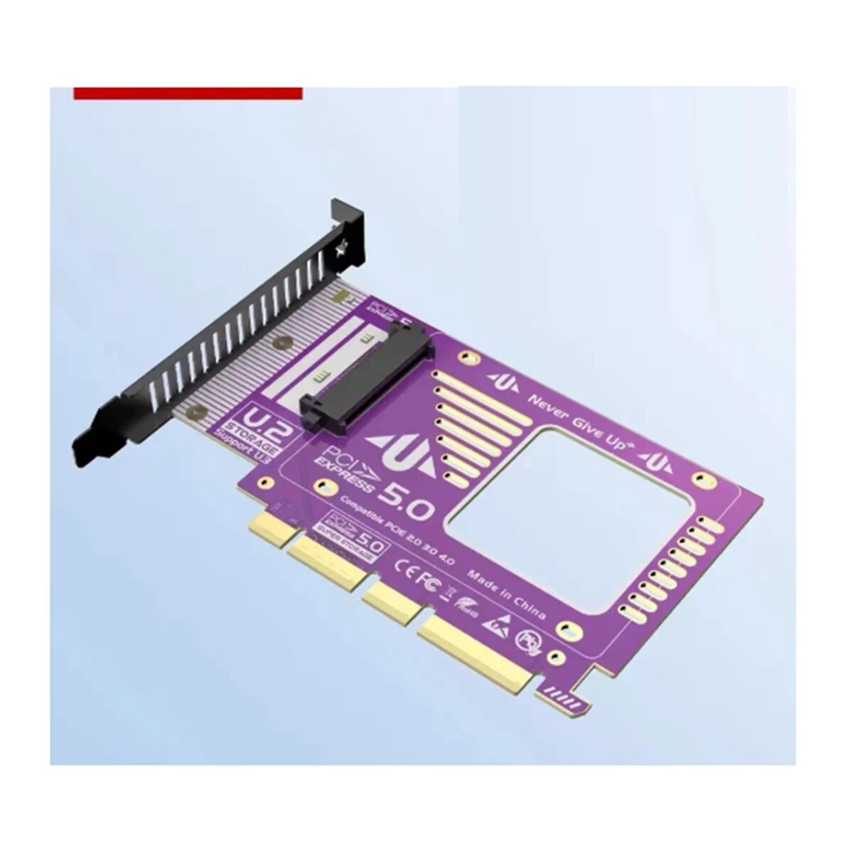 PCIe 4.0 к U.2 адаптер 128 Гбит/с
