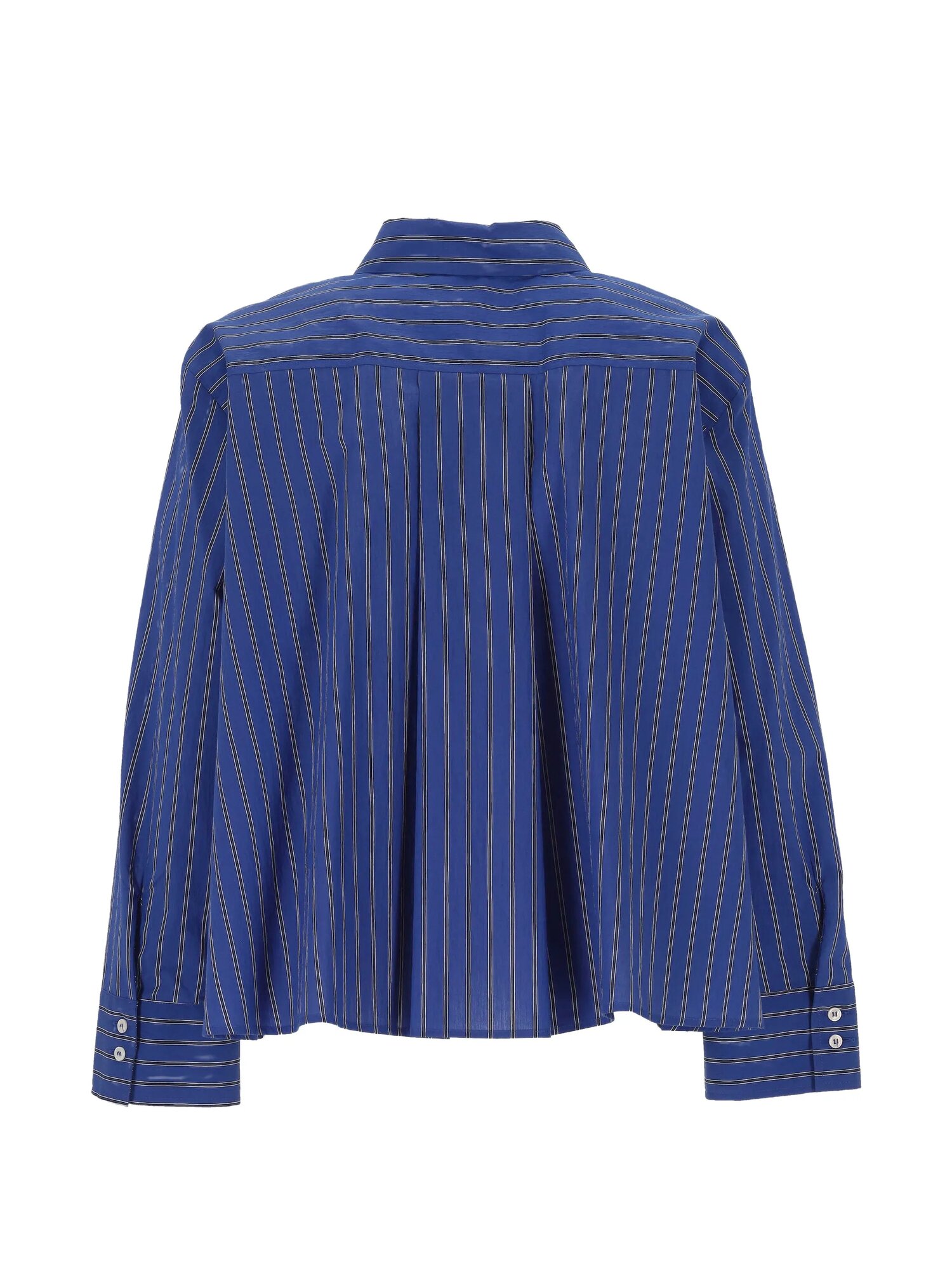 Рубашка Marella Vertical-stripe shirt, размер 38, blue — фото 1