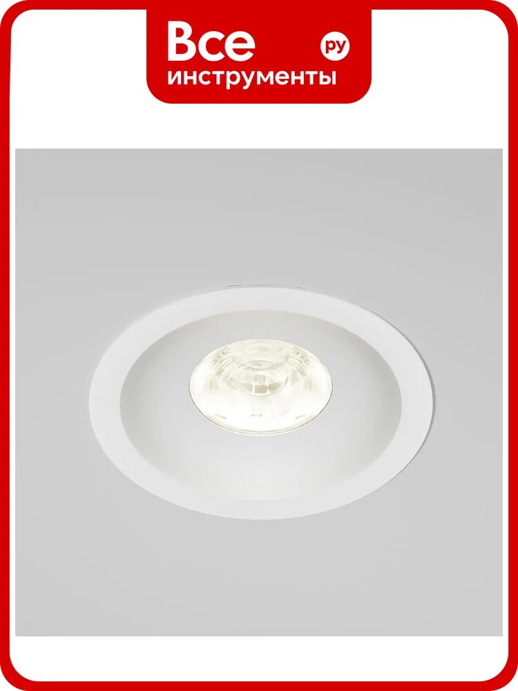 Светильник встраиваемый светодиодный Elektrostandard Combi 15W 4000K 25068/LED белый a069007