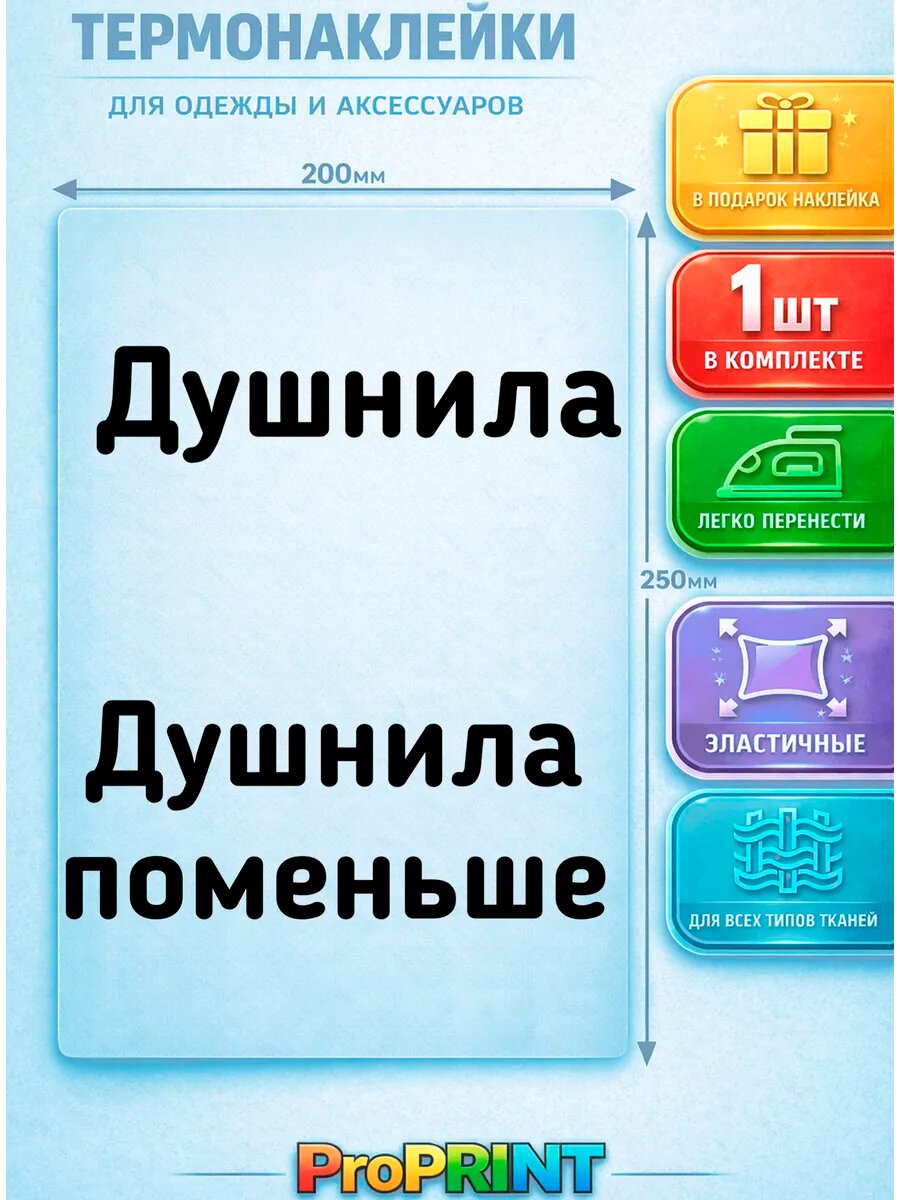 Термонаклейка на одежду надпись для пары для пары