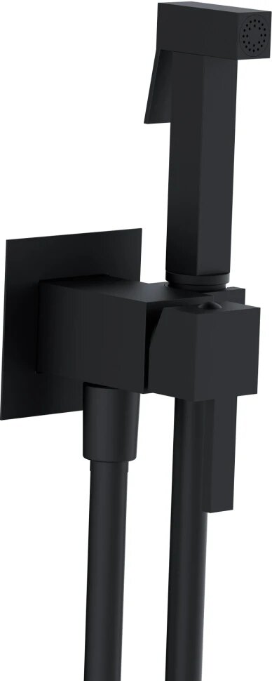 Гигиенический душ RGW SP-212B 581408212-04 со смесителем, черный матовый