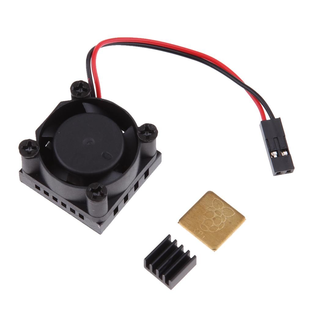 Алюминиевый радиатор для охлаждения Raspberry Pi 3B+