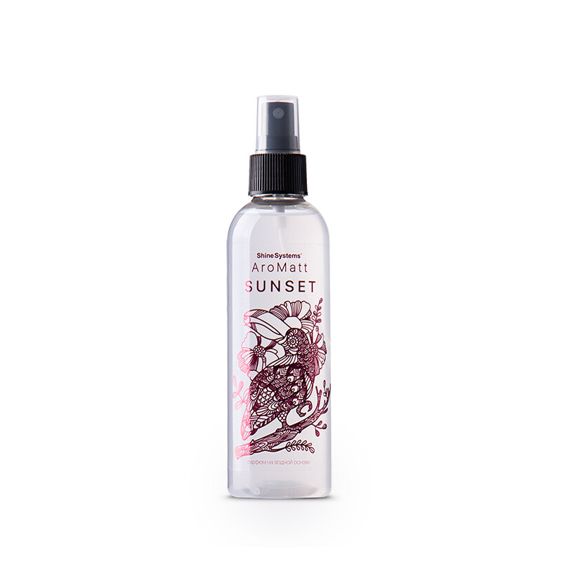 Автопарфюм на водной основе Shine Systems AroMatt Sunset, 200мл