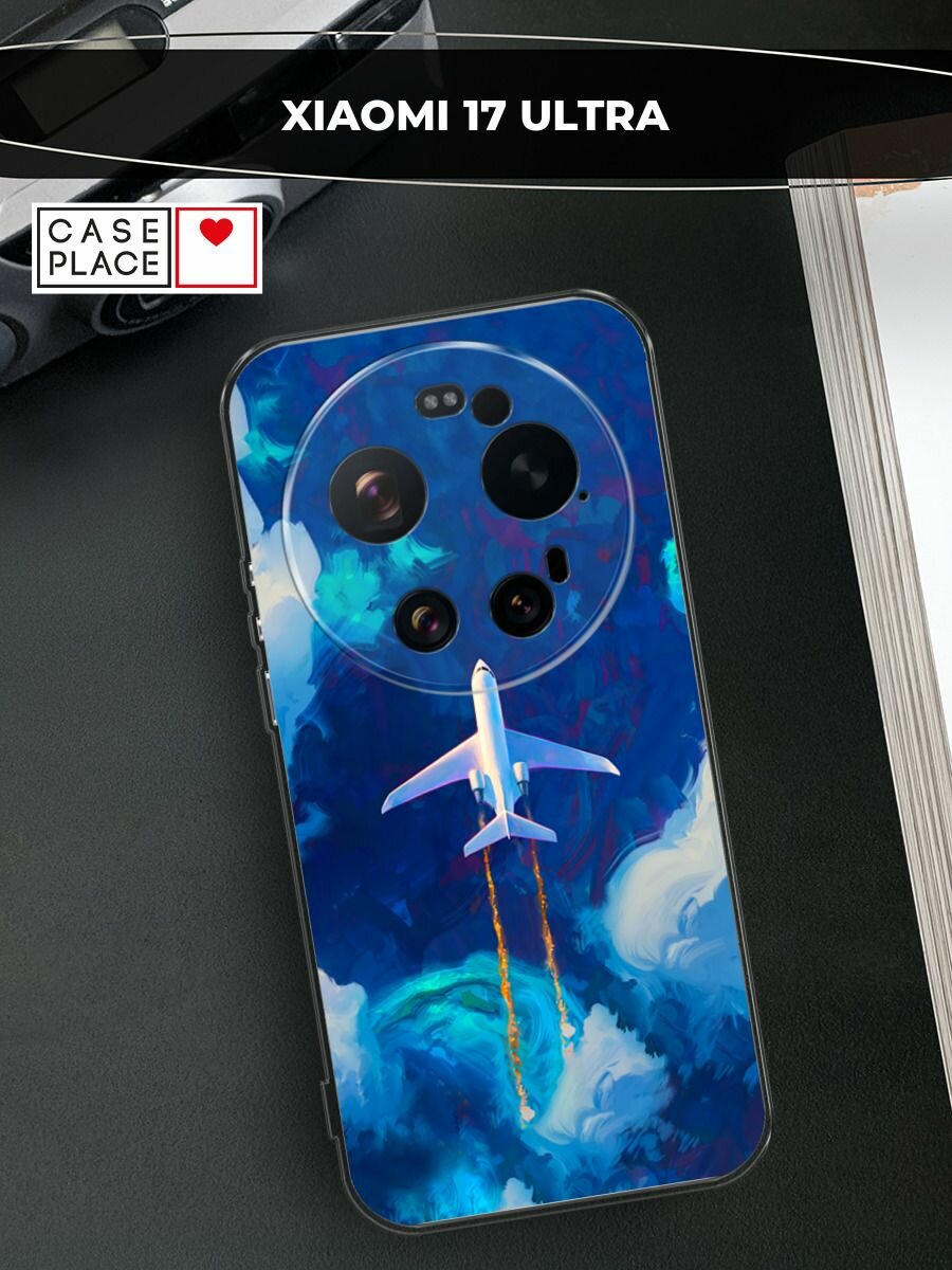 Чехол на Xiaomi 17 Ultra / Сяоми 17 Ультра с принтом Самолет картина