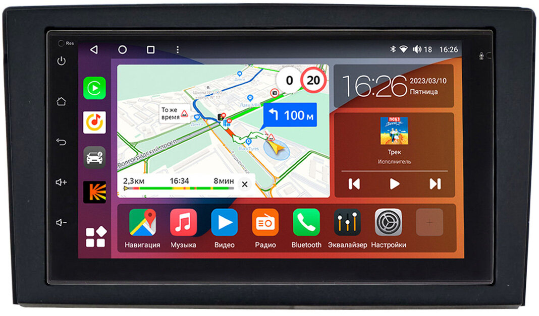 Штатная магнитола Mazda MPV, Premacy (CP) 1999-2005 Canbox H-Line 4617-RP-MZUNB-345 Android 10 (4G-SIM, 4/64, DSP, QLed)