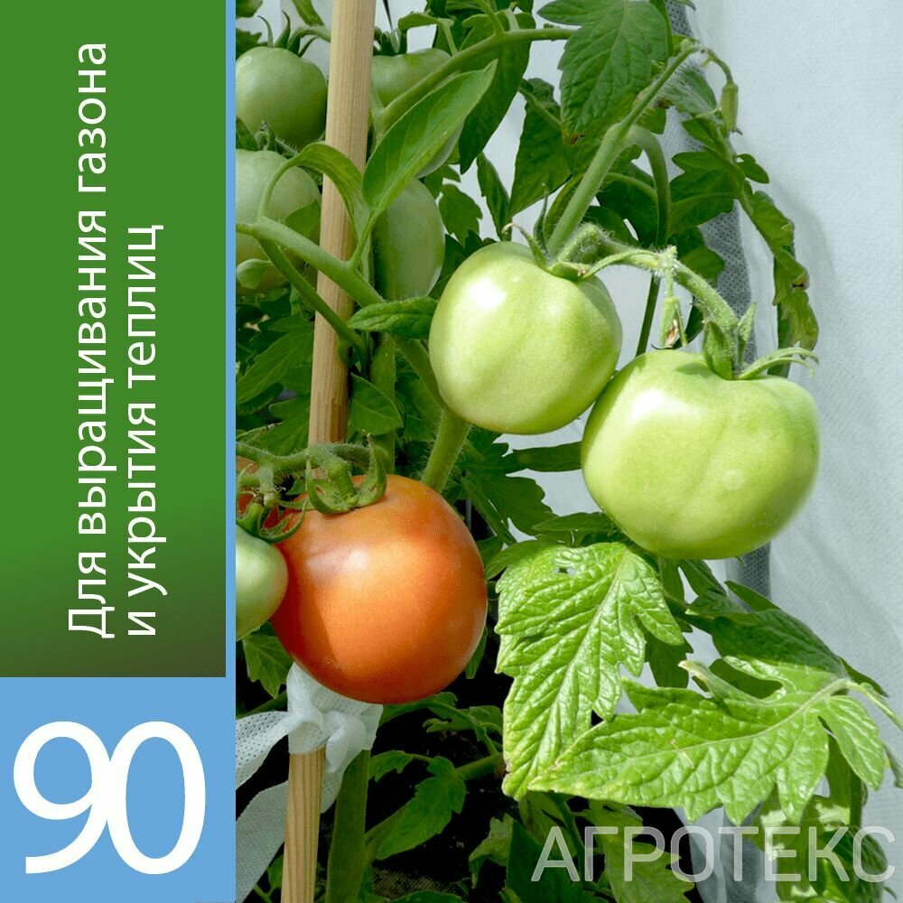 Комплект Агротекс 90- 3200 (10м) + Бело-чёрный двухслойный мульчирующий материал 80-1,06*3м