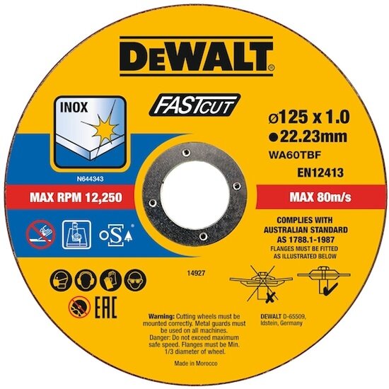 Круг отрезной п/металлу Dewalt DT20540-QZ (100 шт.)