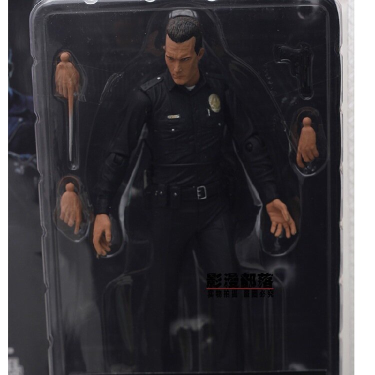 NECA 7-дюймовый Терминатор 2 T800 Шварценеггер металлический скелет версия подвижная фигурка куклы модель