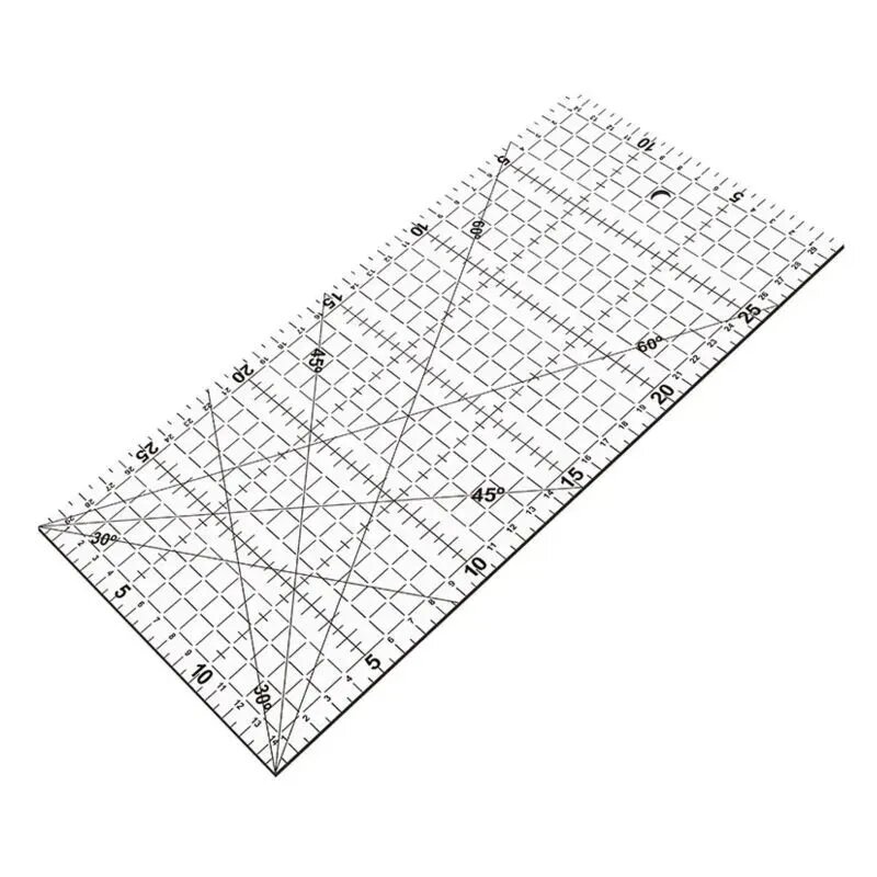 Линейка для пэчворка 30x15см