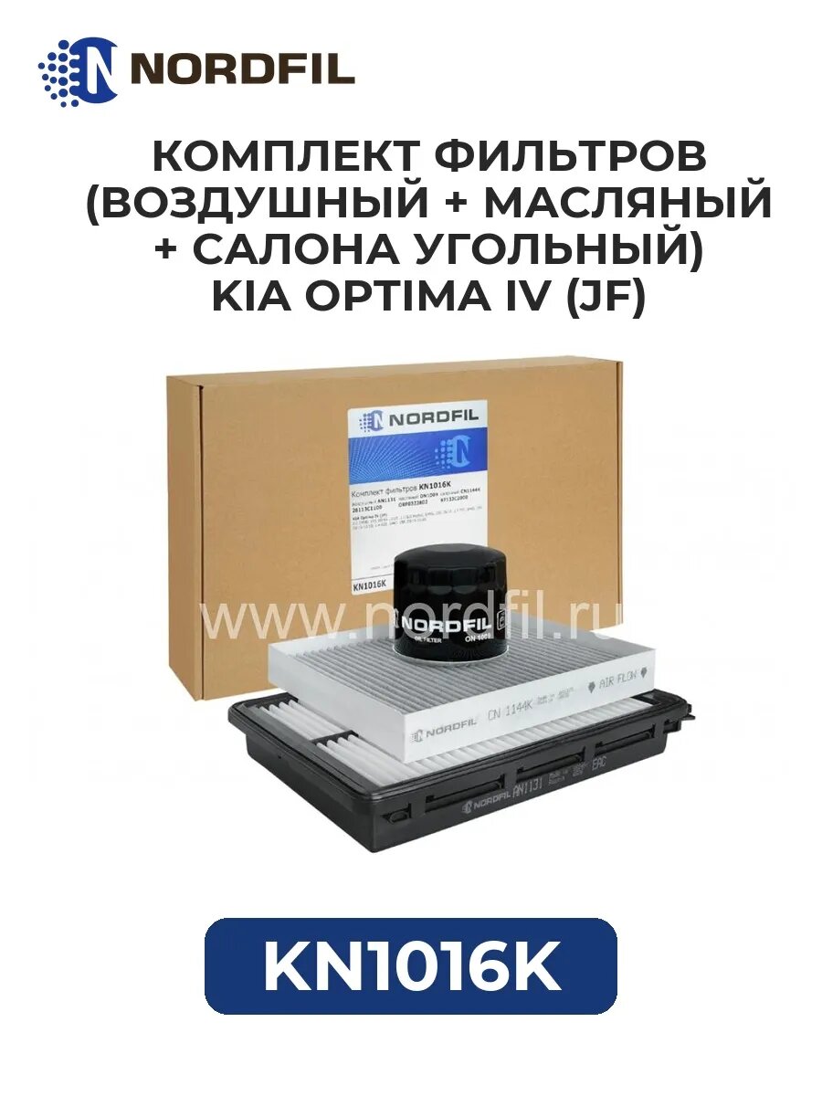 Комплект фильтров антибакт. KIA Optima IV (JF)
