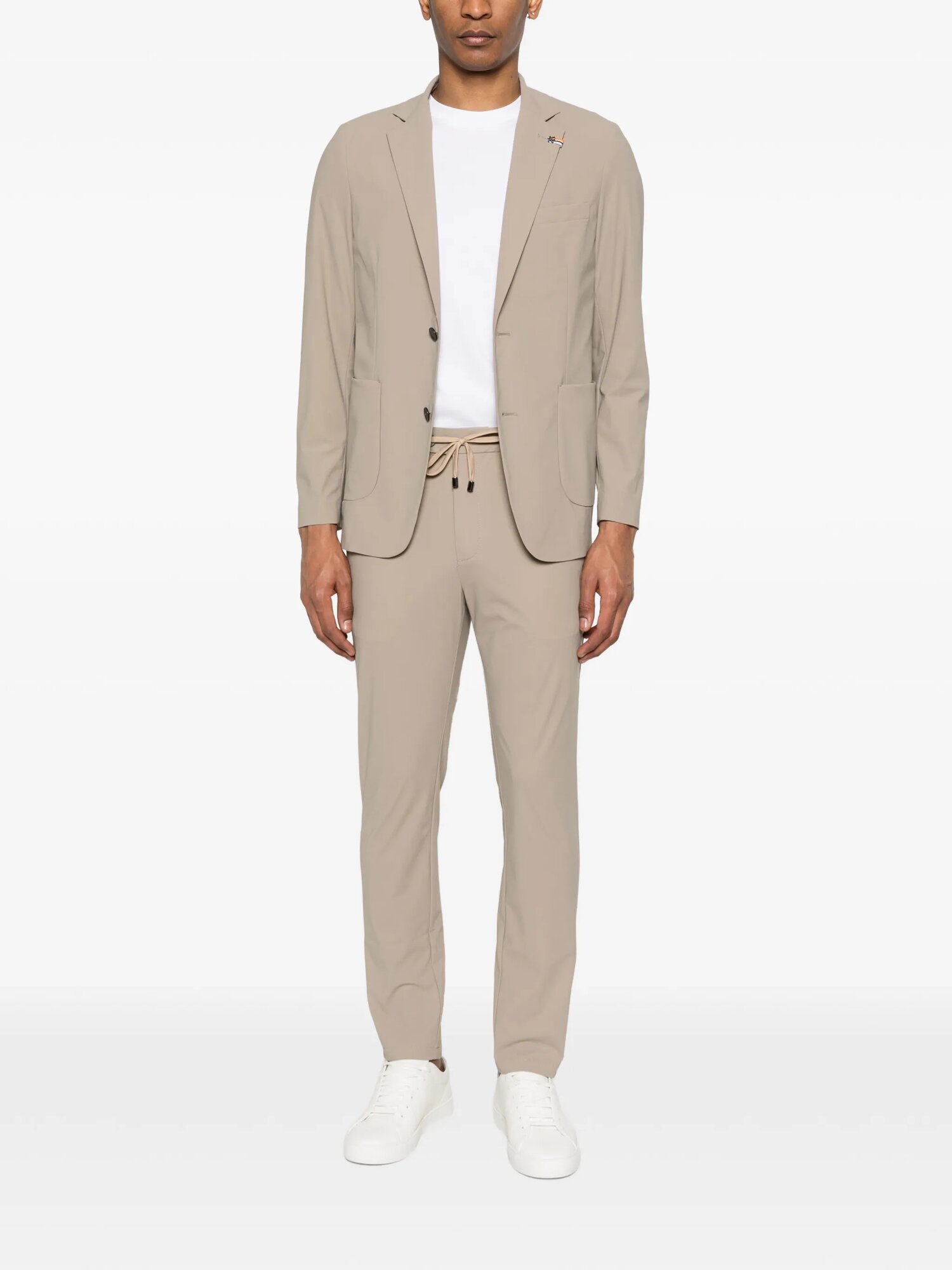 Куртка DISTRETTO12 Active single-breasted patch-pocket jacket, размер 50, разноцветный — фото 1