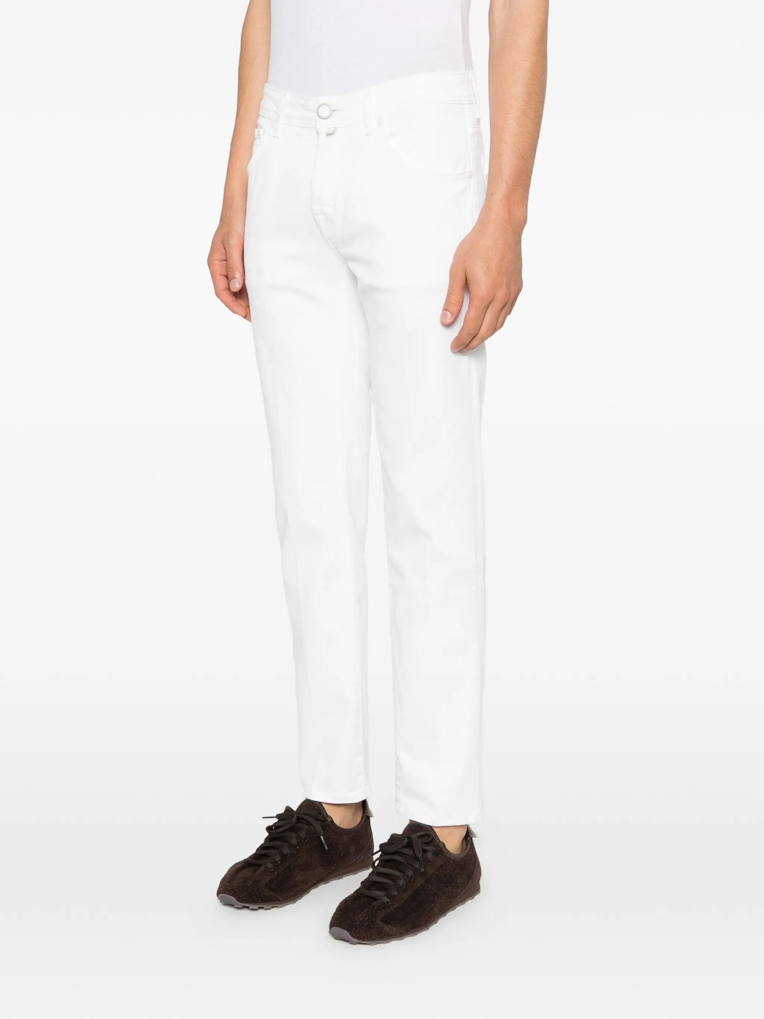 Джинсы Jacob Cohen Button jeans, размер 3XL, белый — фото 1