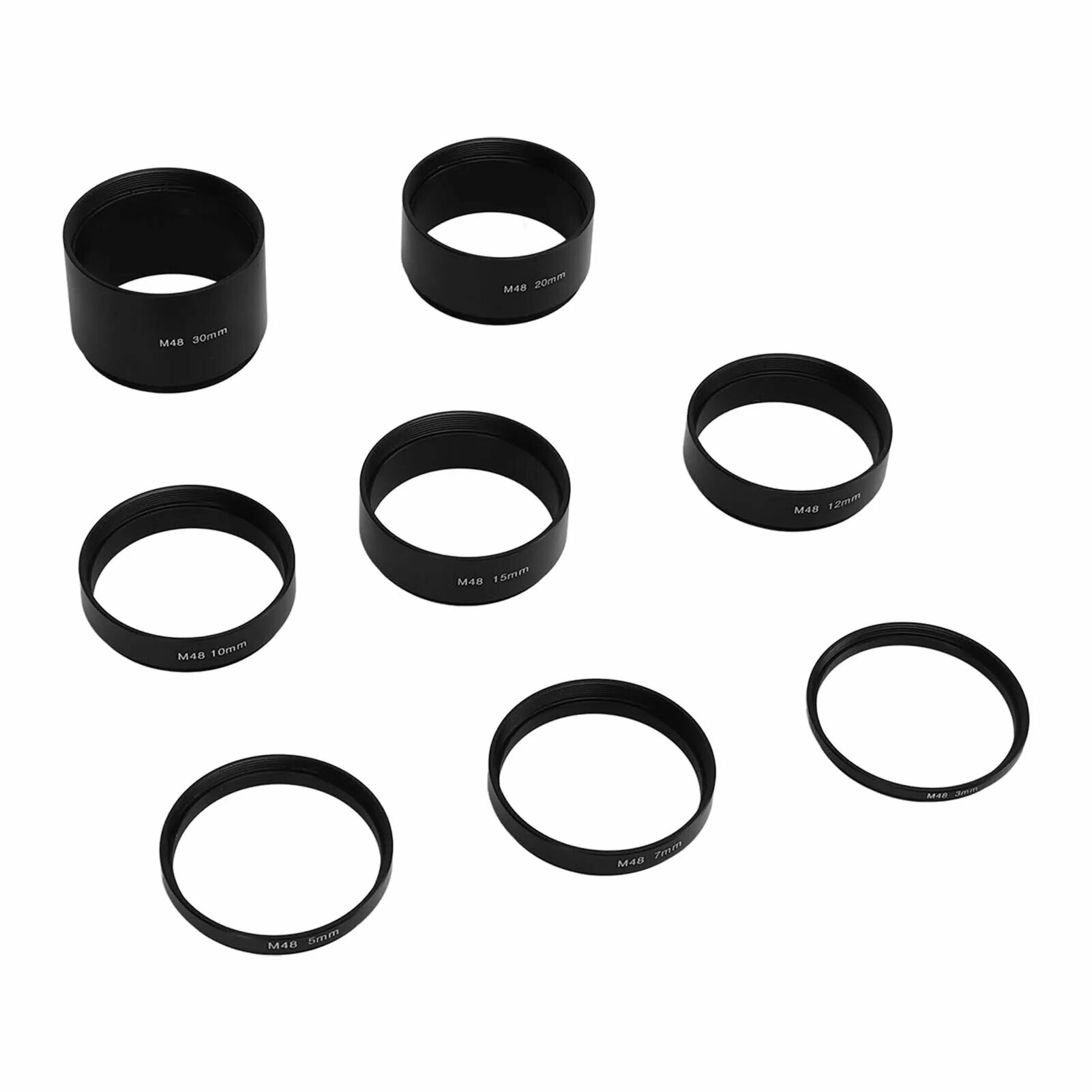 Комплект удлинительных колец YOUTHINK M48X0.75 8 шт. для астрономической фотосъемки