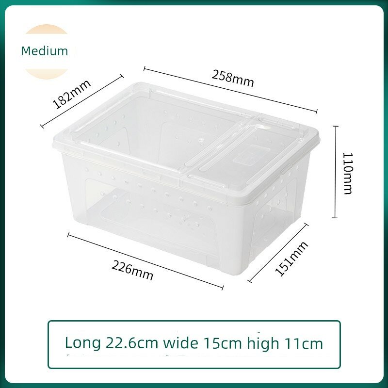 Высокопрозрачный террариум для рептилий (геконов, ящериц, рогатых лягушек), дышащий контейнер для разведения пауков и