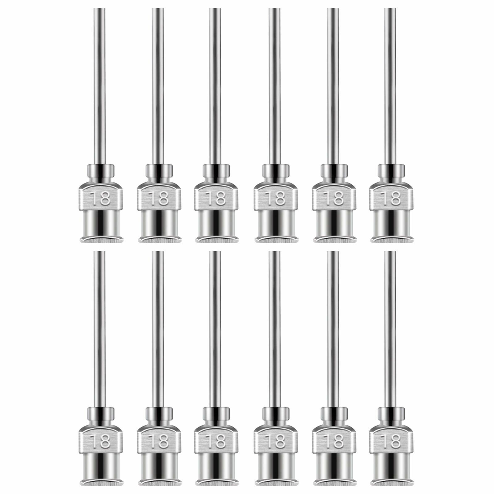 12 штук для упаковки 38 мм из нержавеющей стали 8G-23G DIY