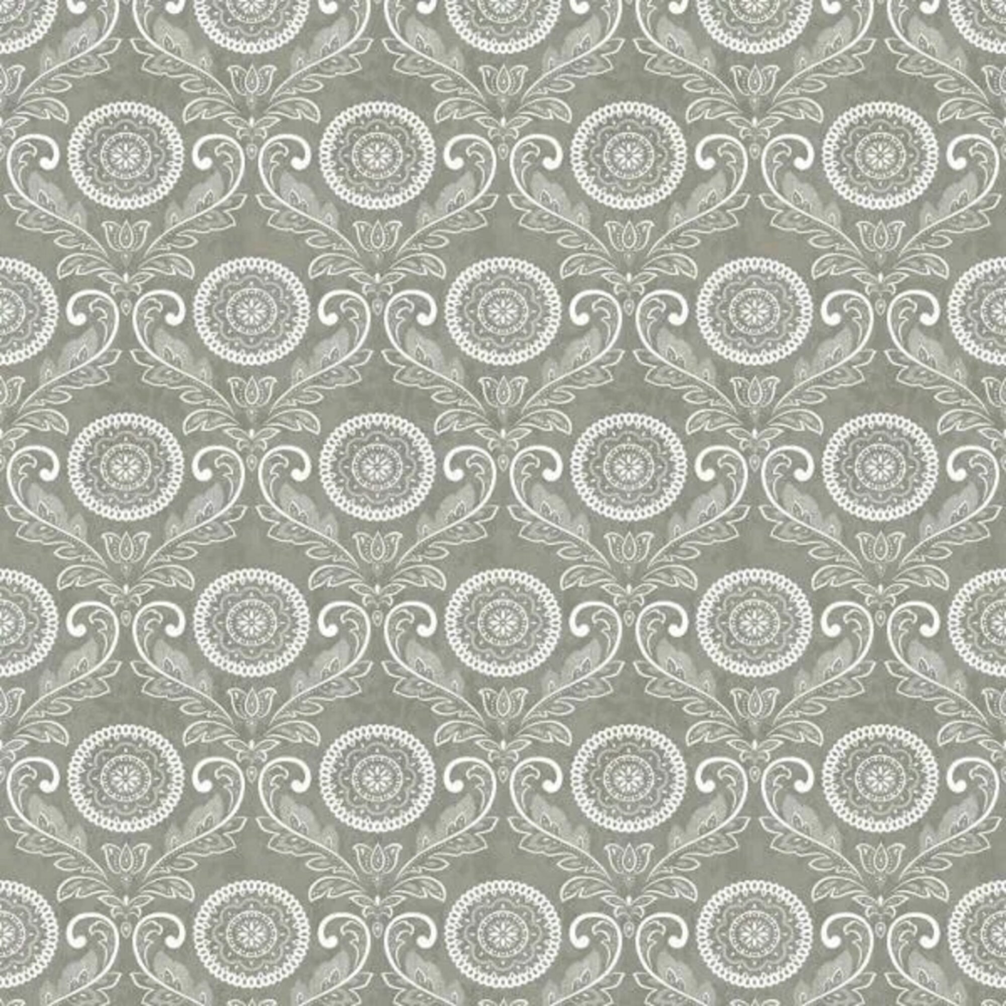 Обои Aura Charming Prints FD22714 A; 0,52x10,05 м. , флизелин , серый, серебристый