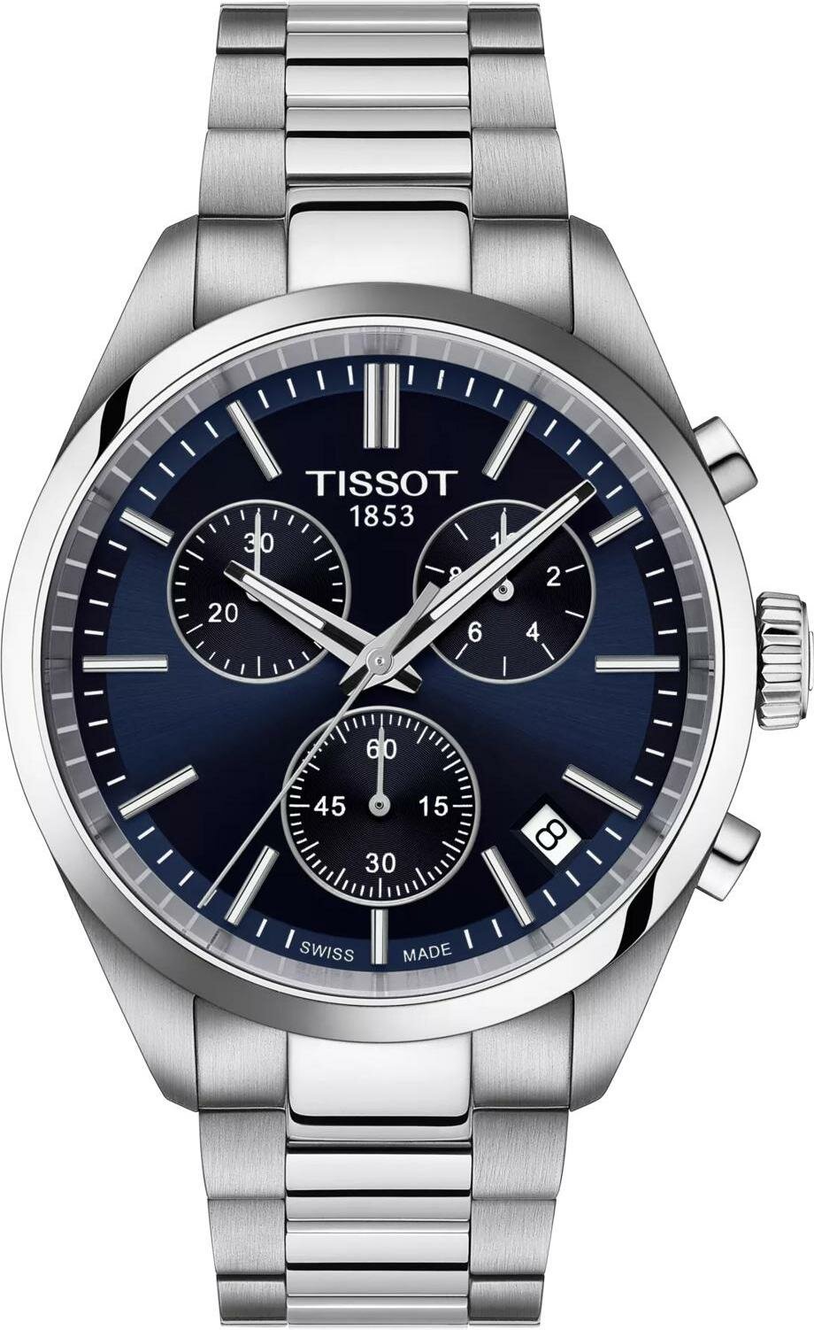 Наручные часы TISSOT, серебряный — фото 1
