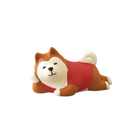 Статуэтка Shiba Inu в красном, коллекция BearPaw, цвет 49