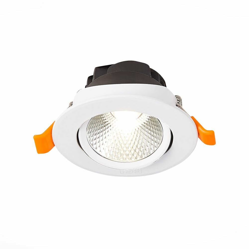 ST211.538.06.24 ST-Luce Св-к встр. Белый LED 1*6W 3000K 480Lm Ra80 24° IP20 D86xH50 220-240V.