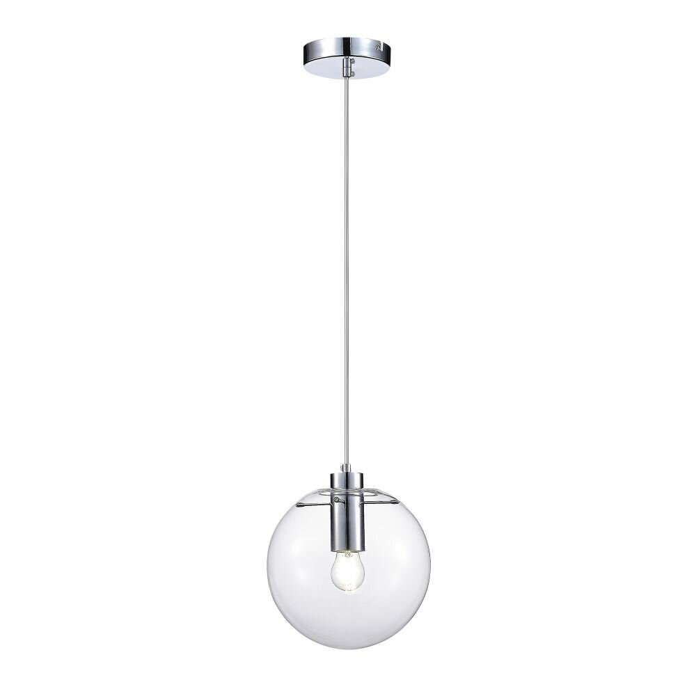 SL1056.133.01 Подвес ST-Luce Хром/Прозрачный E27 1*60W.