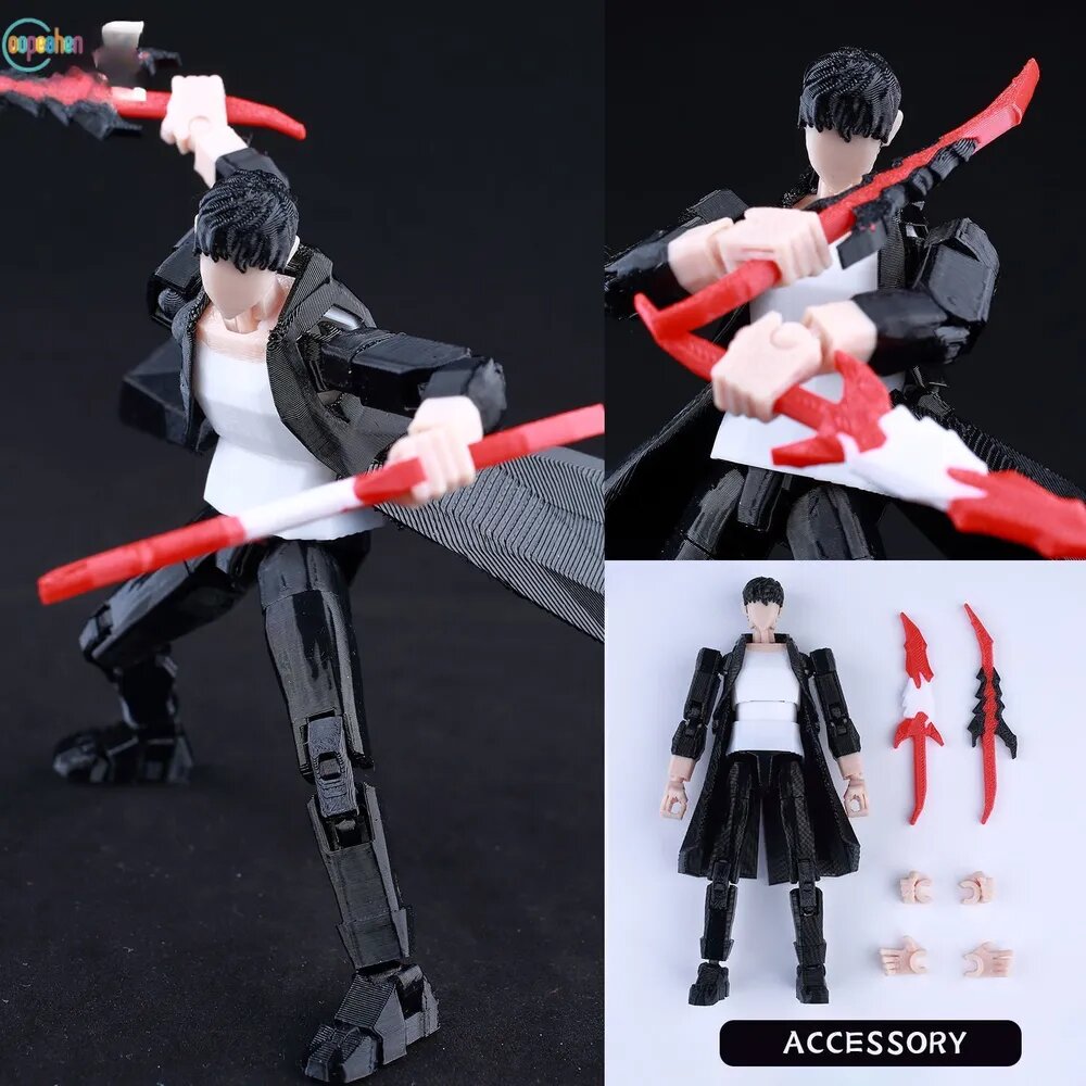 Jujutsu Kaisen Сукуна 3D печатная подвижная экшен фигурка Lucky Dummy 13, коллекционная модель манекен