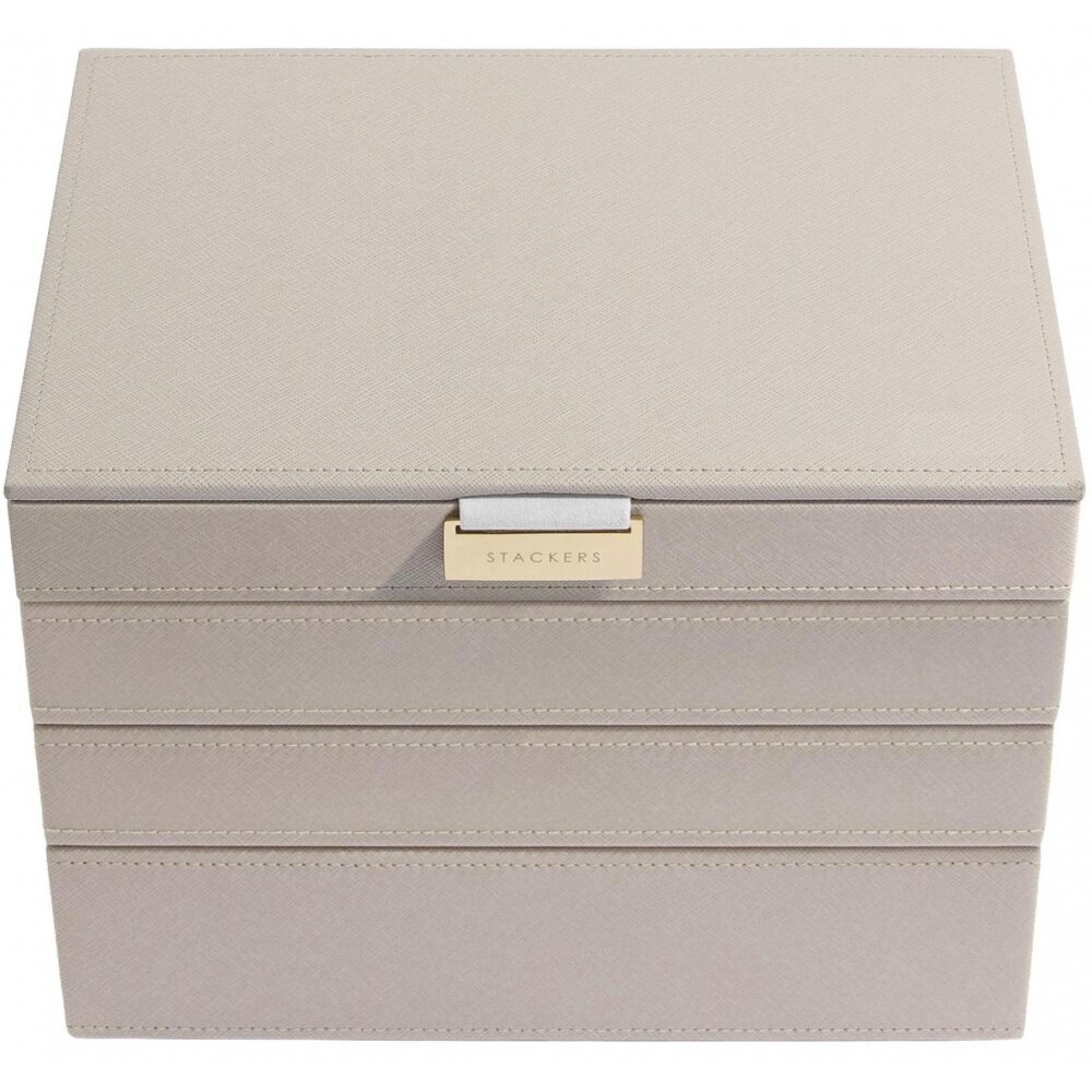 LC Designs 73410 Шкатулка-сет для драгоценностей lc designs, 25х18х19.5 см, серая