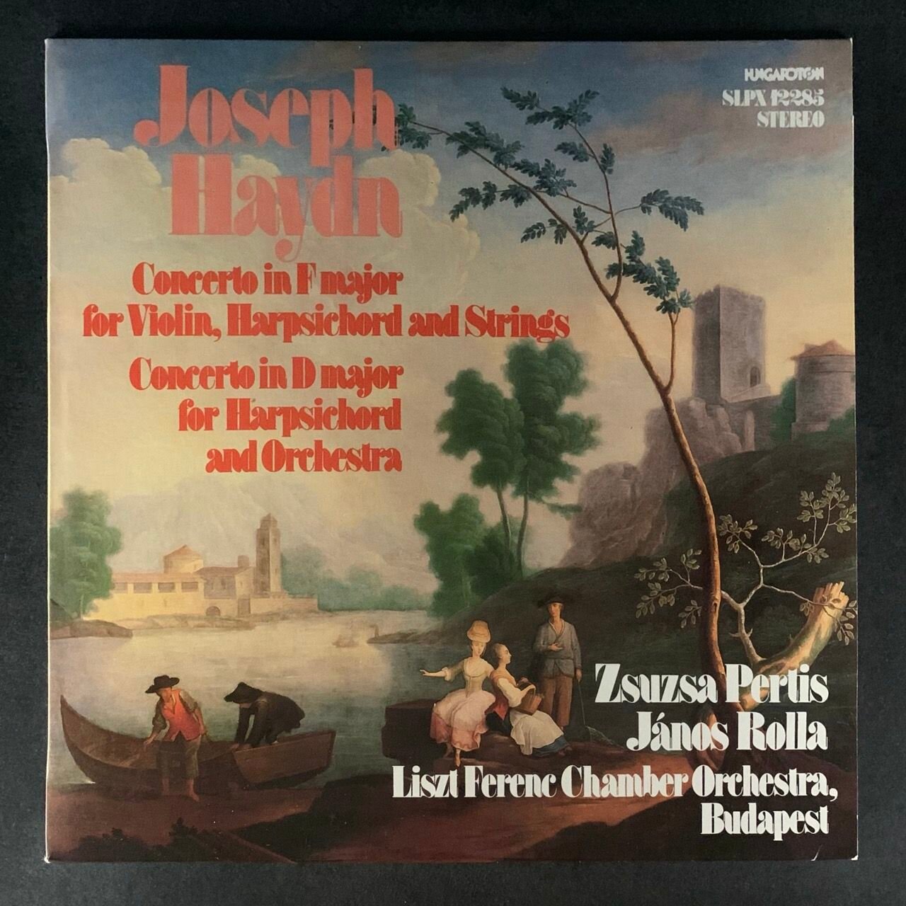 Joseph Haydn, Liszt Ferenc Chamber Orchestra, Zsuzsa Pertis, Janos Rolla - Concerto In F Major / Concerto In D Major (б/у виниловая пластинка, LP)