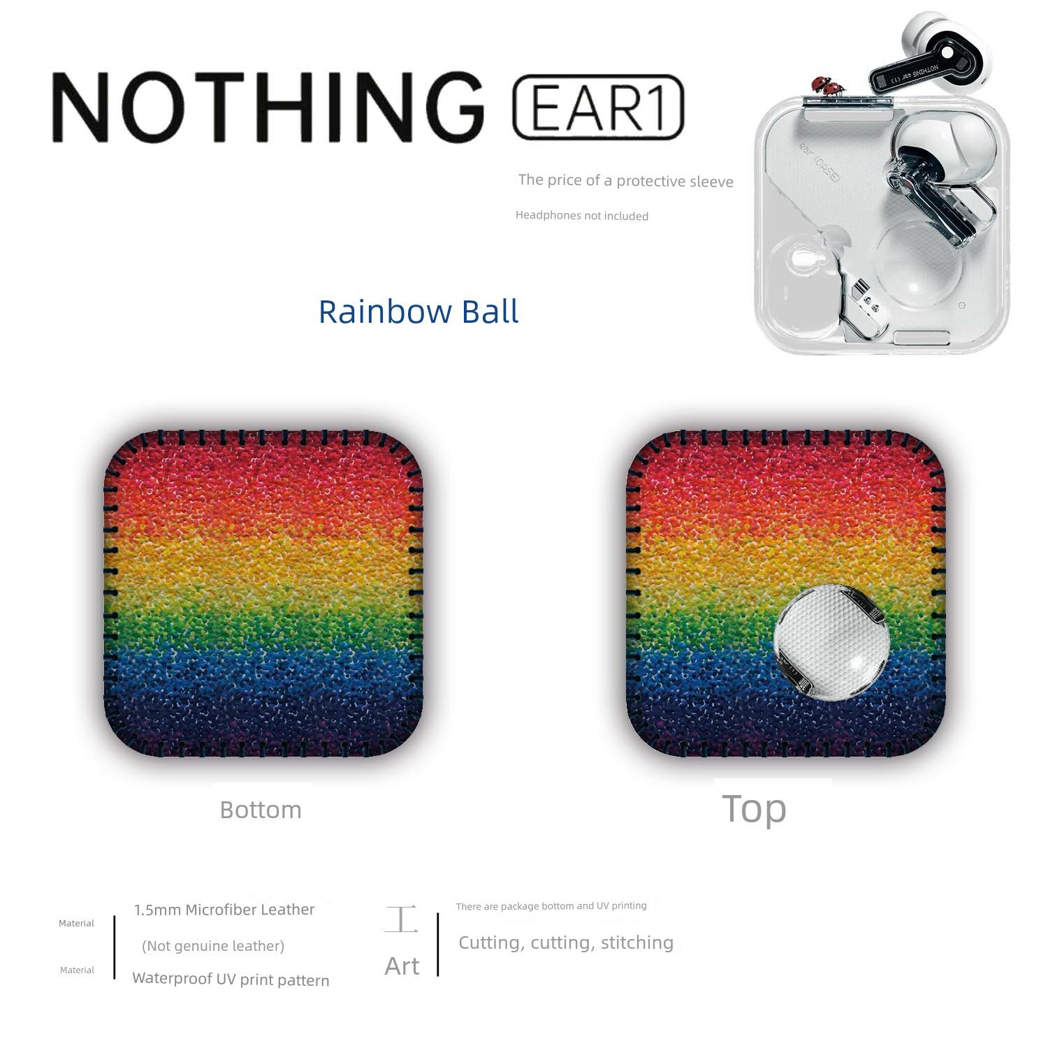 Чехол для наушников NOTHING EAR3 с активным шумоподавлением, Bluetooth-гарнитура EAR2, защитный кейс, коробка для