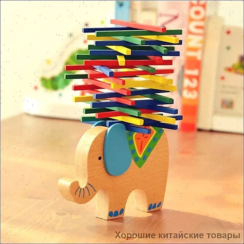 Игра балансир с палочками Слон