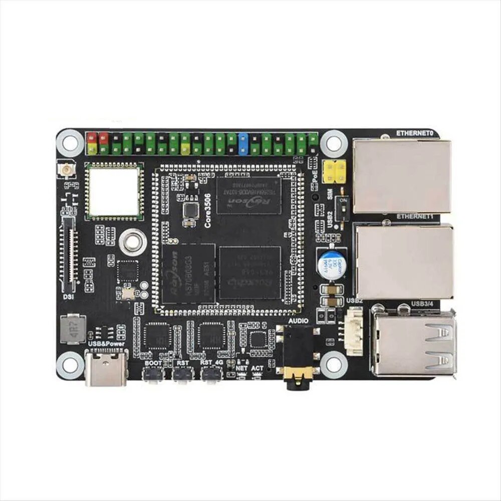 Для Luckfox Lyra Pi Плата RK3506 Linux EMMC-8 ГБ 512 МБ С WIFI