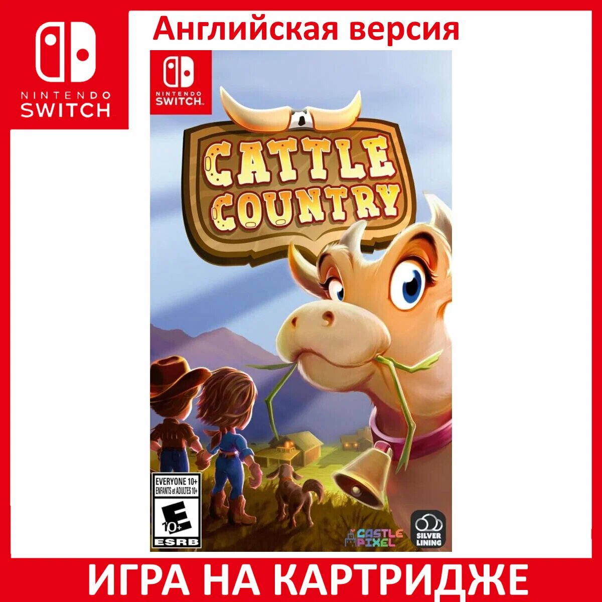 Игра Cattle Country, для Nintendo Switch, приключения, английский язык