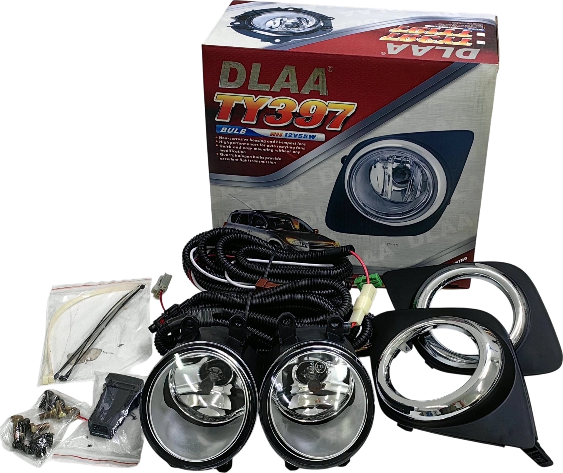 Противотуманные фары галогенные DLAA TY-397 TOYOTA RAV-4 2009-