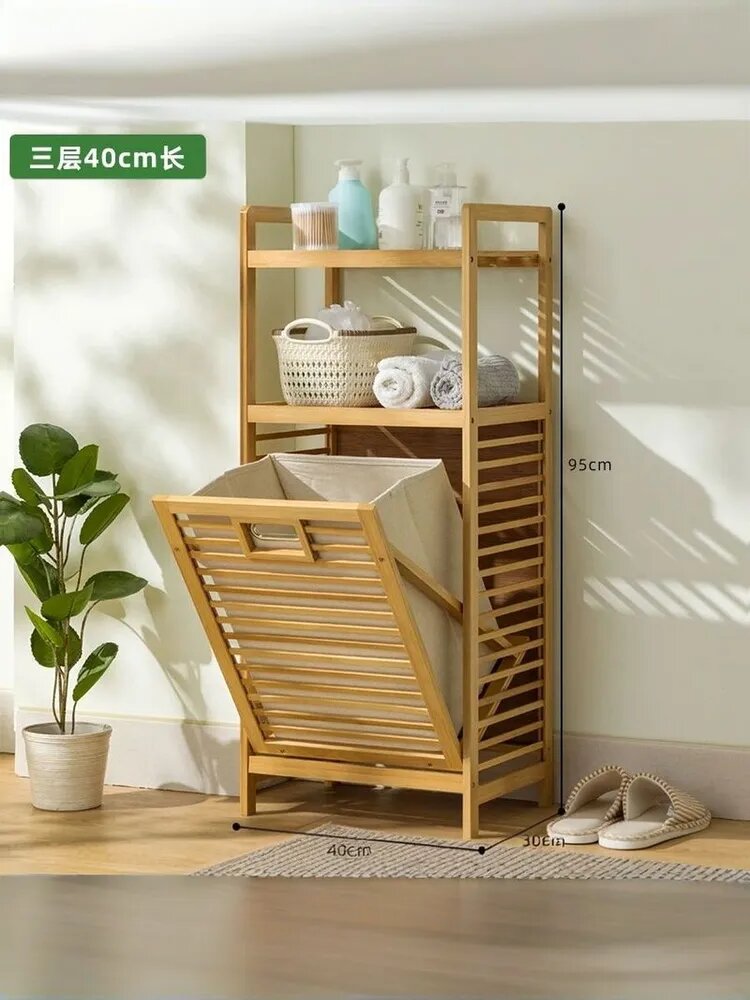 Стеллаж для ванной, 40х30х95 см