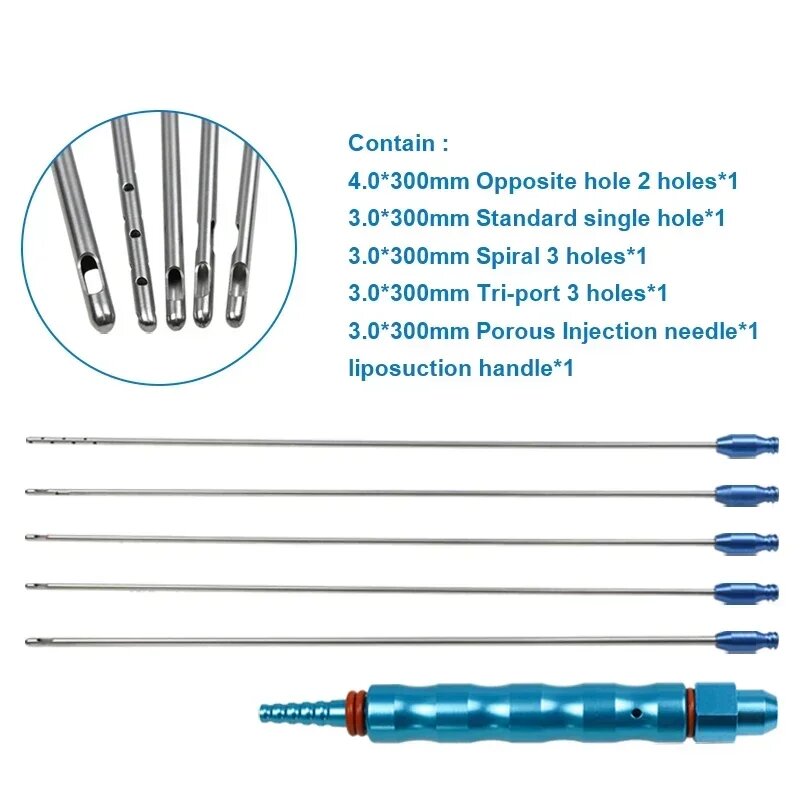 Набор канюлей для липосакции GREATLH cannula and handle