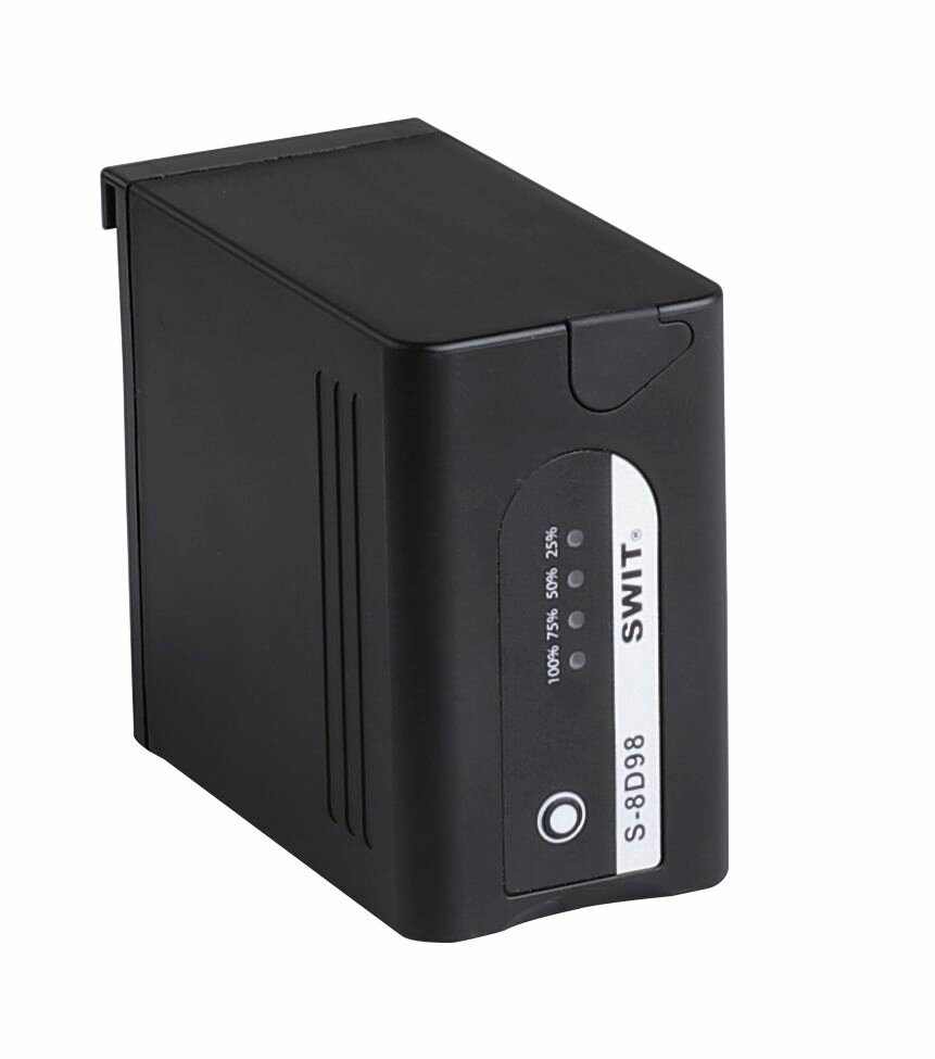 SWIT S-8D98 Аккумуляторная батарея S-8D98 для Panasonic VW-VBD58/AG-VBR59 70 Втч разъемы P-Tap, USB-A
