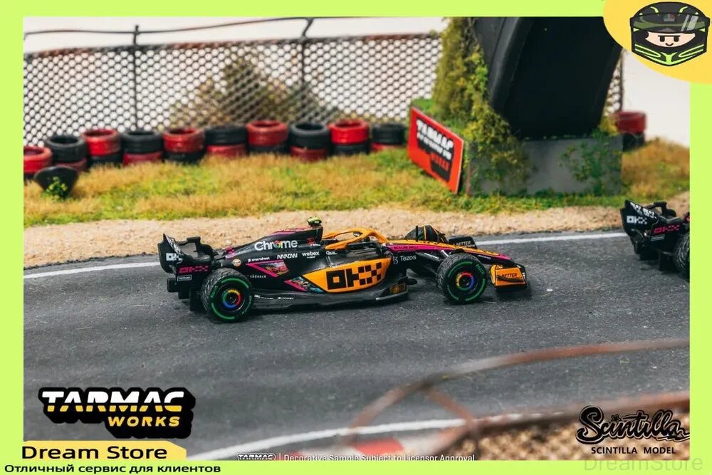 Машинка Tarmac works 1/64 McLaren MCL36 Japanese Grand Prix 2022 Daniel Ricciardo #3 - GLOBAL64 Литой под давлением автомобильной модели
