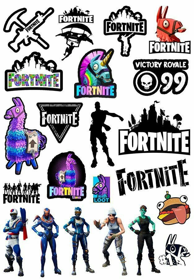 Наклейки Fortnite / Форт Найт